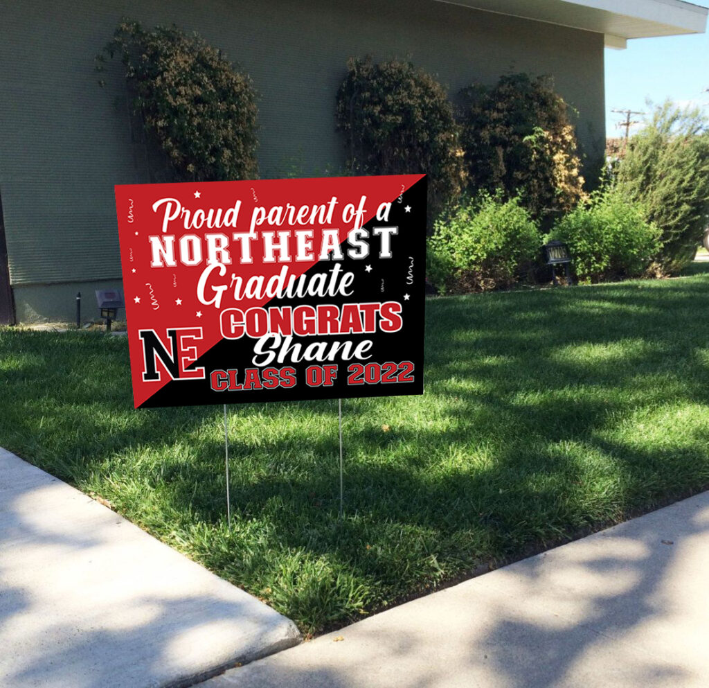 NEHS Graduation Lawn Sign – Flux